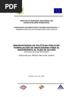 Directrices Informe Sye Pdot | PDF | Monitoreo y evaluación | Planificación