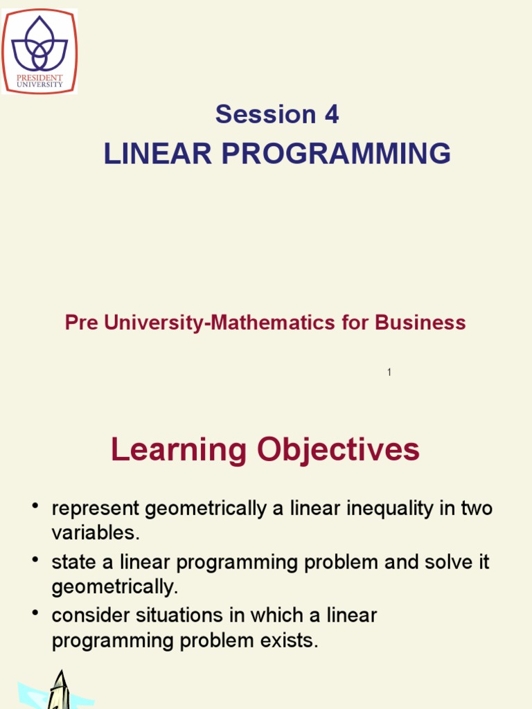 Linear Programming | Download Free PDF | Linear Programming | Mathematical Optimization