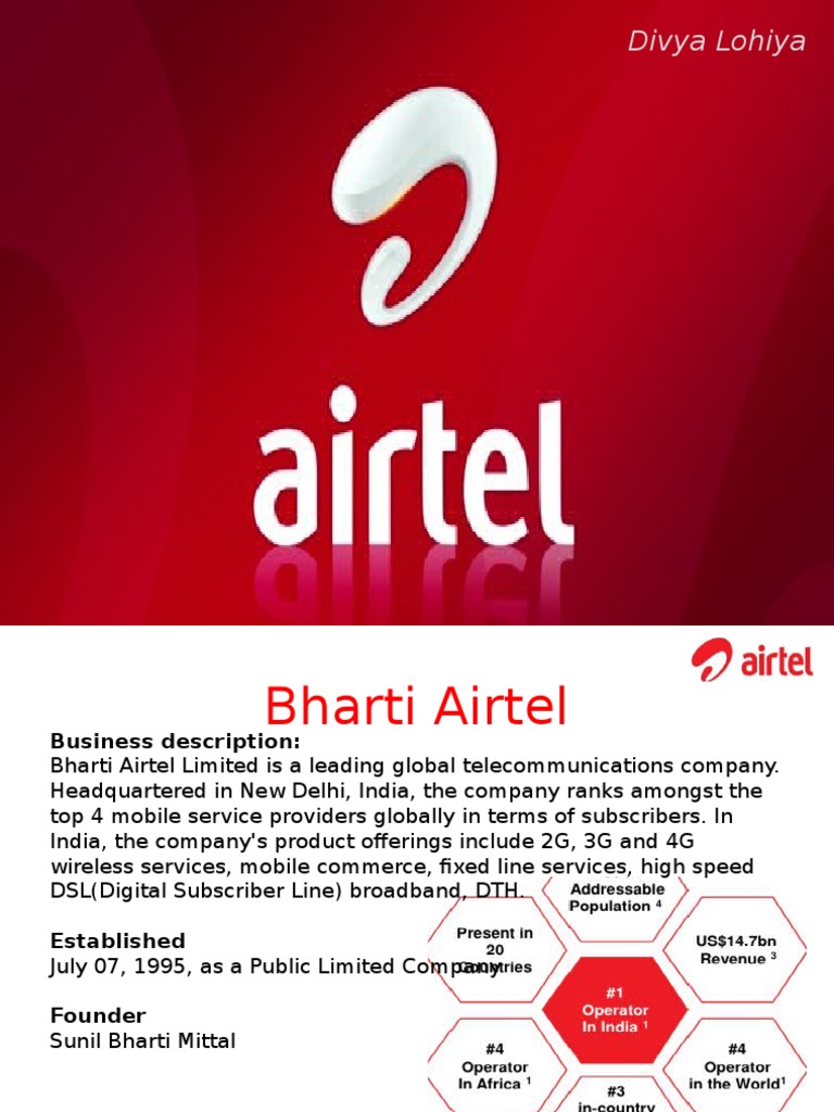 Airtel | PDF | Telecommunications | Business