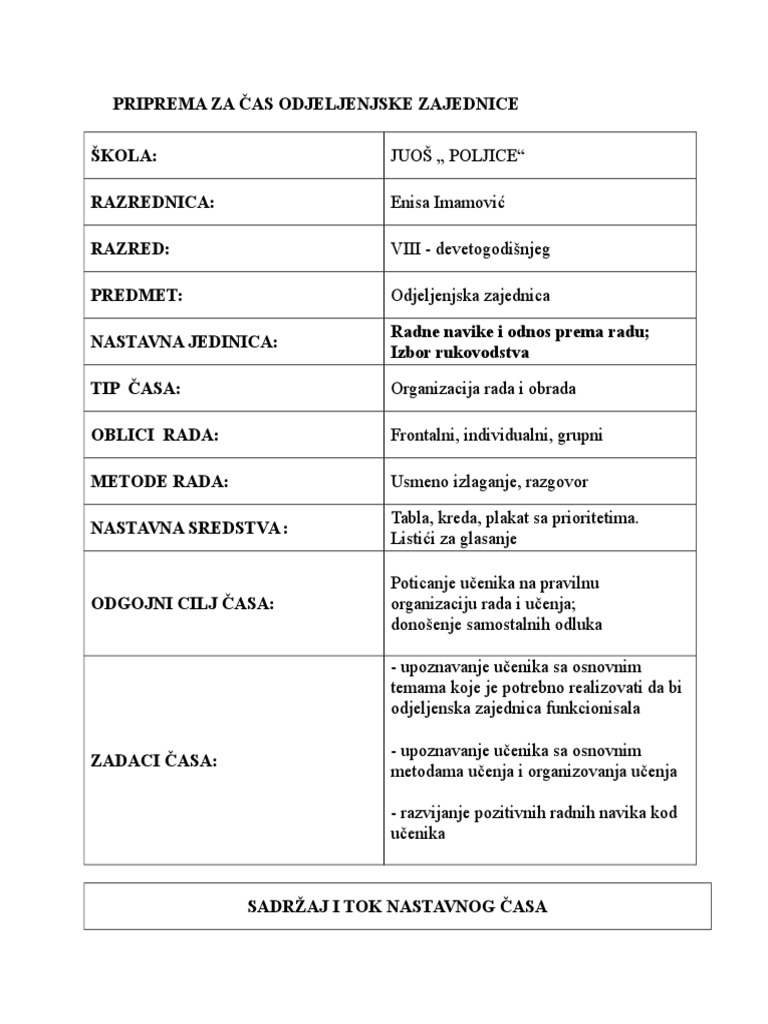 Moje Pripreme Za Čoz VIII | PDF