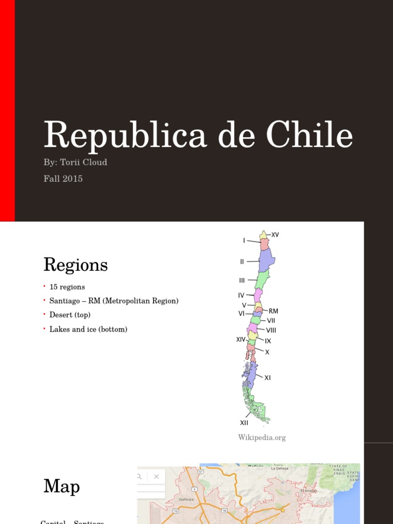 Chile Regions & Natural Disasters Overview | PDF