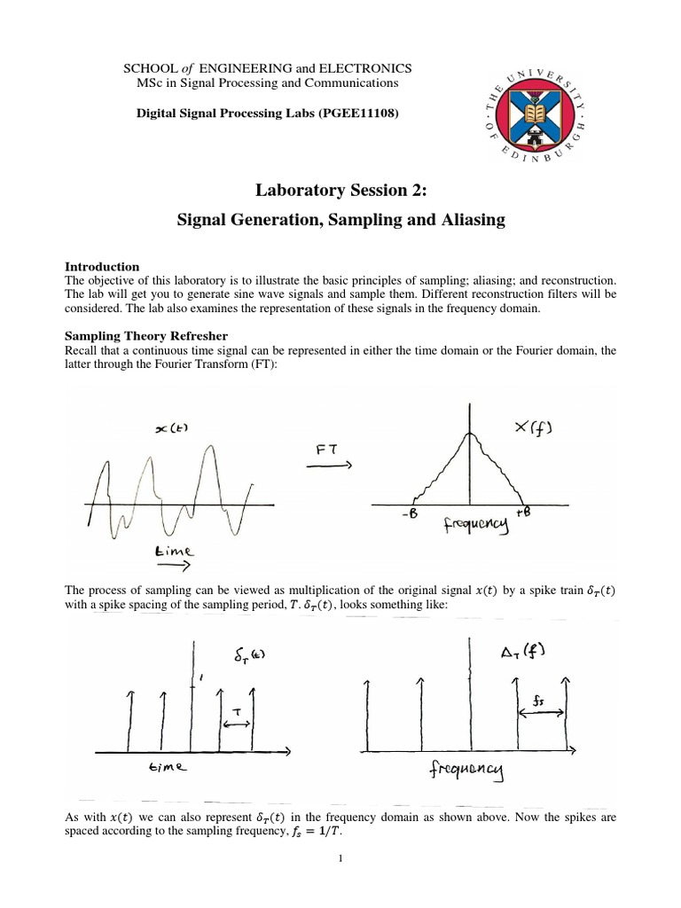Session2 Matlab Pdf Sampling Signal Processing Filter Signal