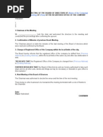 Board Resolution for Share Transfer | PDF