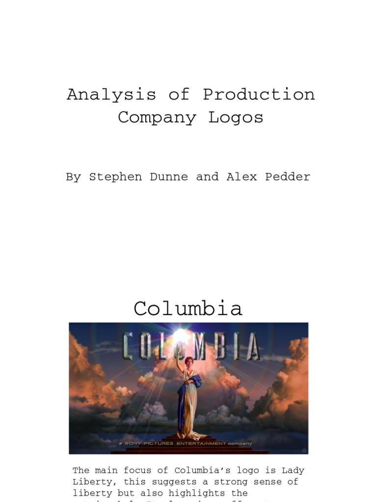 Iconic Film Production Company Logos | PDF
