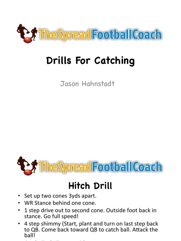 Top 3 Catching Drills | PDF | American Football | Sports