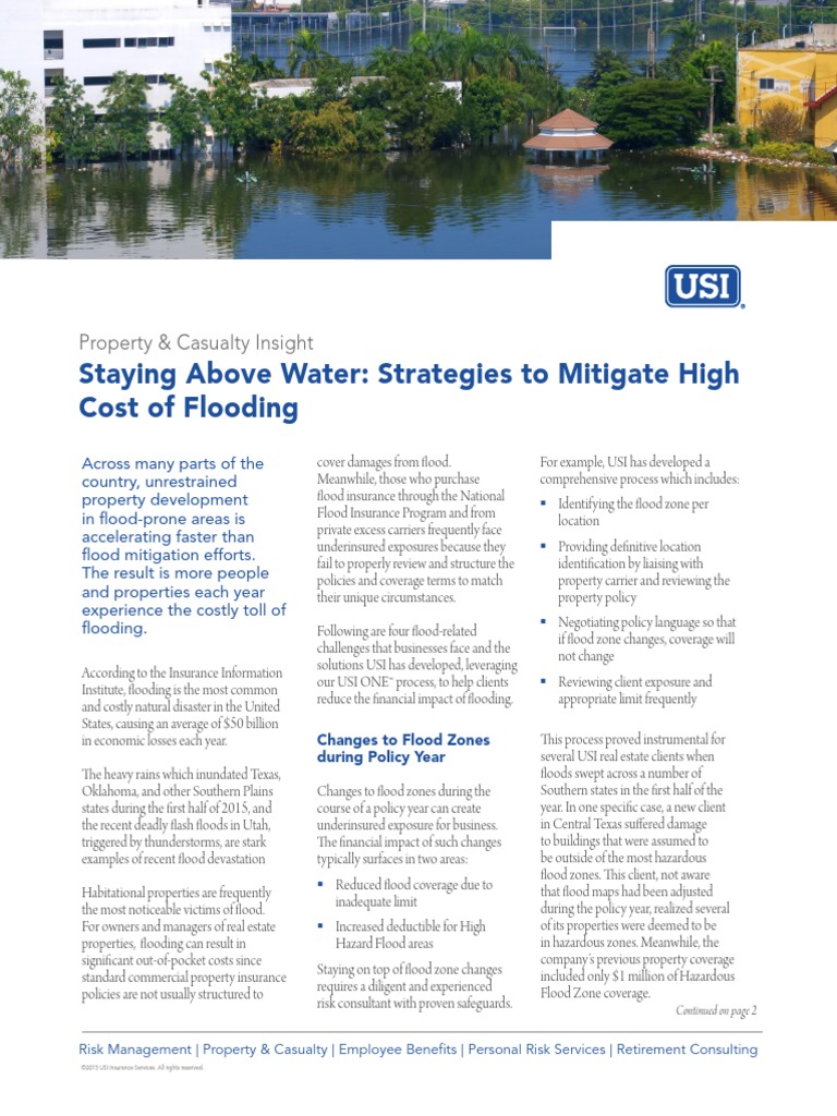 Article - Strategies To Mitigate High Cost of Flooding-3 | PDF | Flood ...