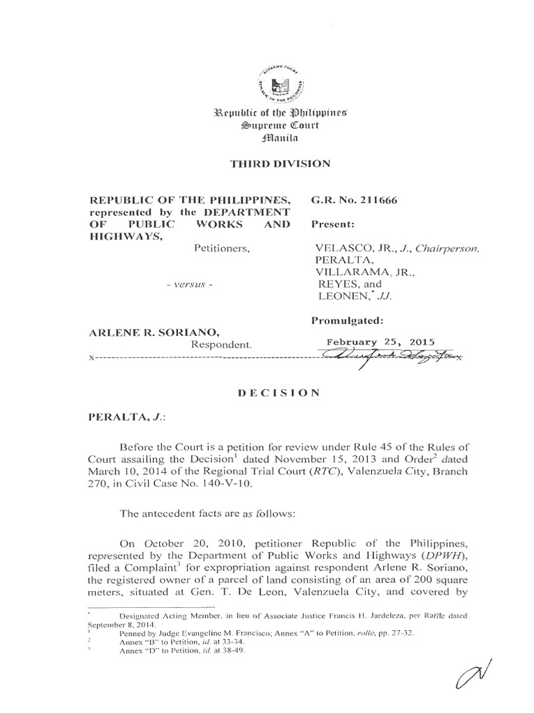 31/epnblic of T (Je: Third Division | PDF | Capital Gains Tax | Eminent ...