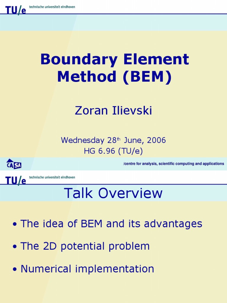 Boundary Element Method (BEM) | PDF | Mathematical Analysis ...