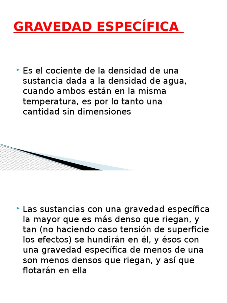 Concreto Gravedad Especifica | PDF | Densidad | Agua
