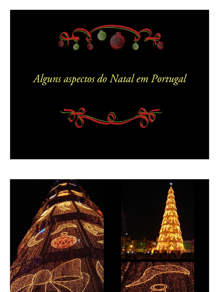 Natal em Portugal: Tradições e Festividades | PDF