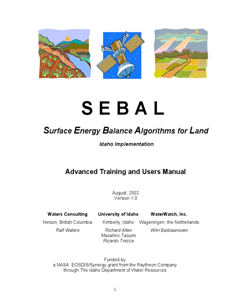 Sebal Manual 2000 | PDF | Evapotranspiration | Water Resources