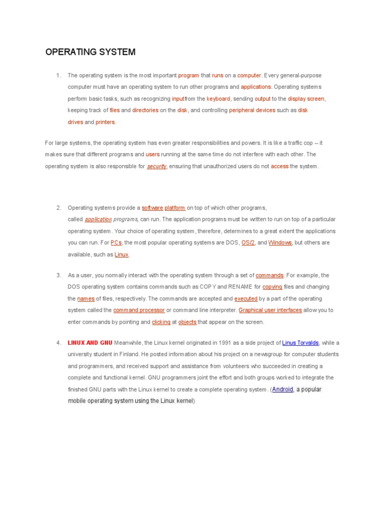 Operating System: Security | PDF | Operating System | Linux