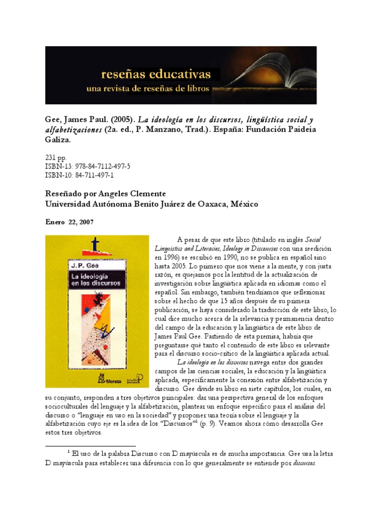 Ejemplo de Reseña Crítica (De Un Libro Completo9 PDF | PDF ... Ejemplo de Reseña Crítica (De Un Libro Completo9 PDF | PDF ...