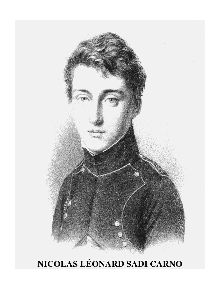 Sadi Carnot: Pionero de la Termodinámica | PDF | Termodinámica | Física ...