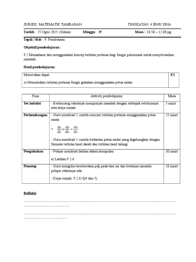 RPH Add Math M29 | PDF