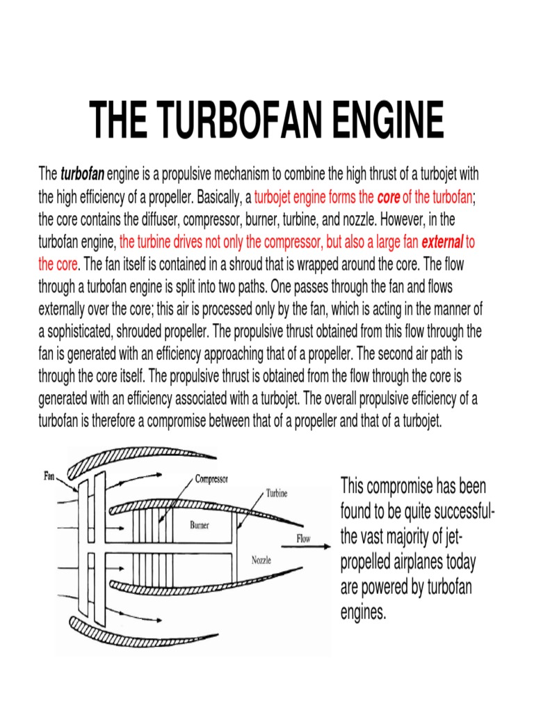 The Turbofan Engine | PDF | Jet Engine | Mach Number