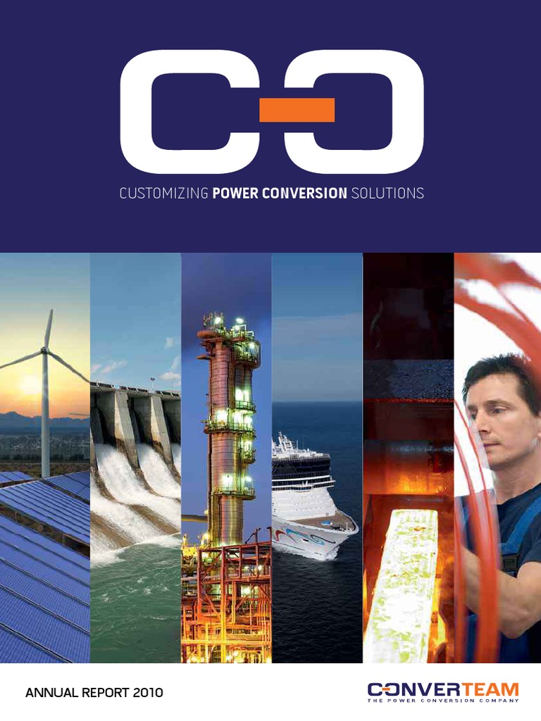 Converteam Annual Report 2010 | PDF | Wind Power | Renewable Energy