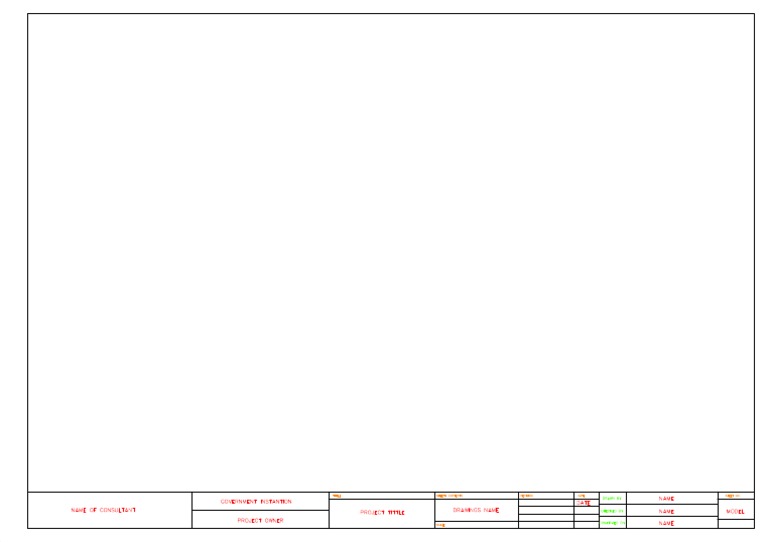 Contoh Kop Gambar Untuk A1 | PDF