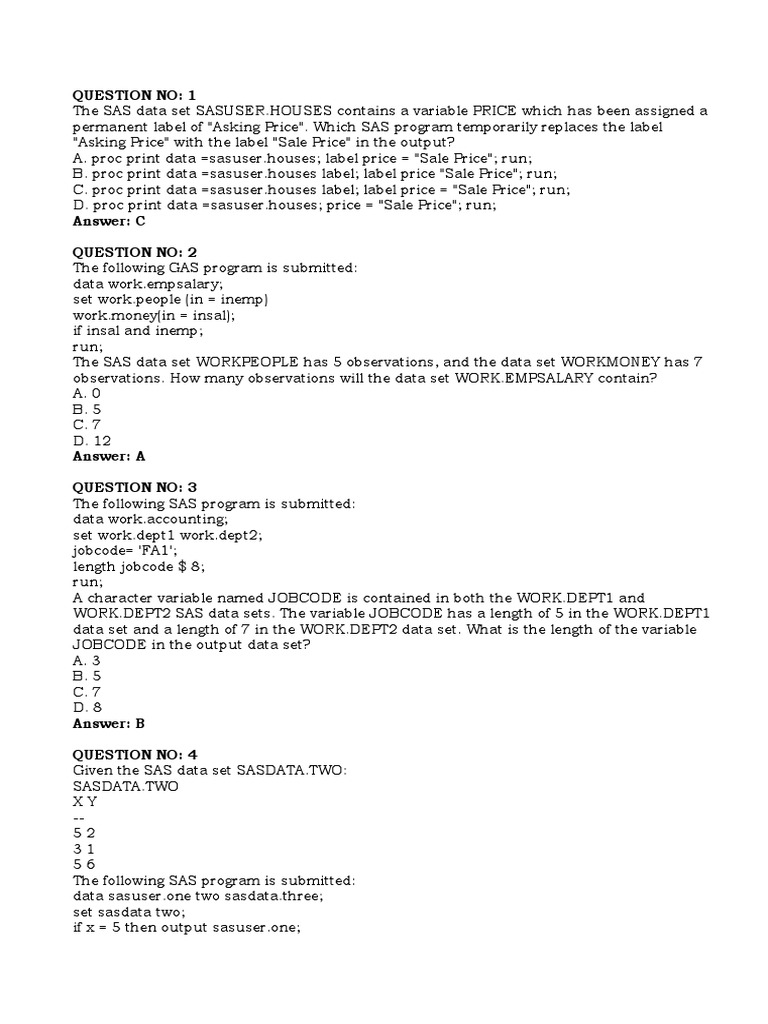 BASE SAS - Complete PDF | PDF | Sas (Software) | C (Programming Language)