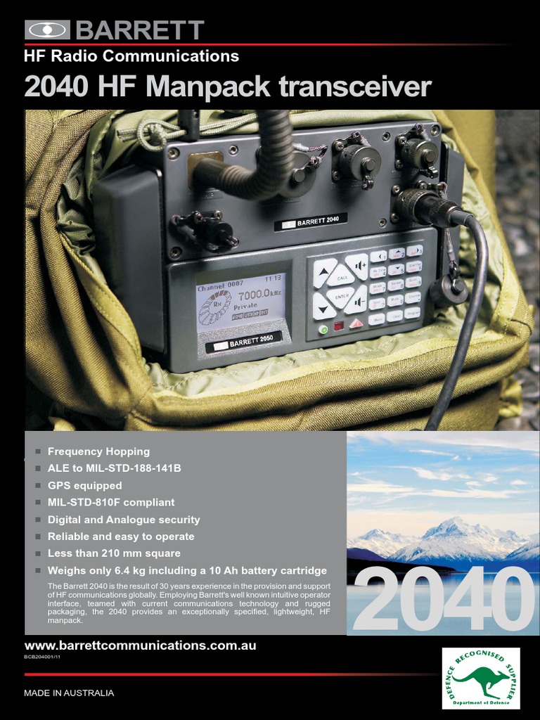 Radio Barrett PDF | PDF | Short Message Service | Electrical Connector