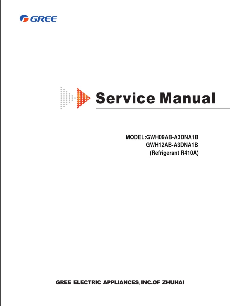 Gree Service Manual | PDF | Air Conditioning | Electrical Wiring