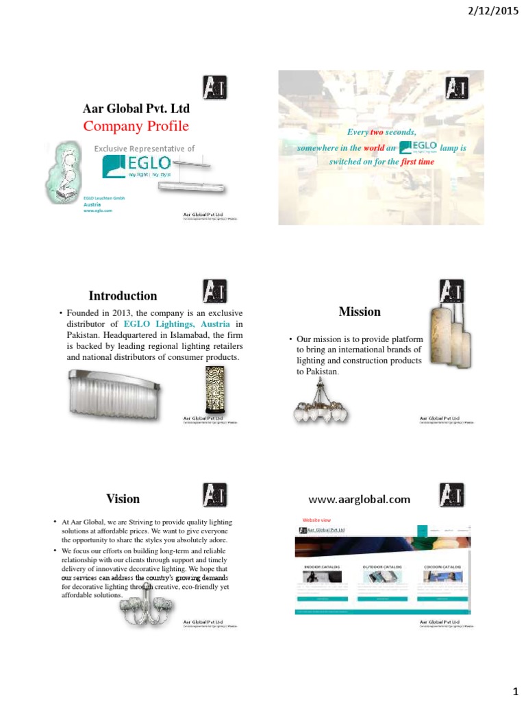 Aar Global Profile | PDF | Quality Assurance | Retail