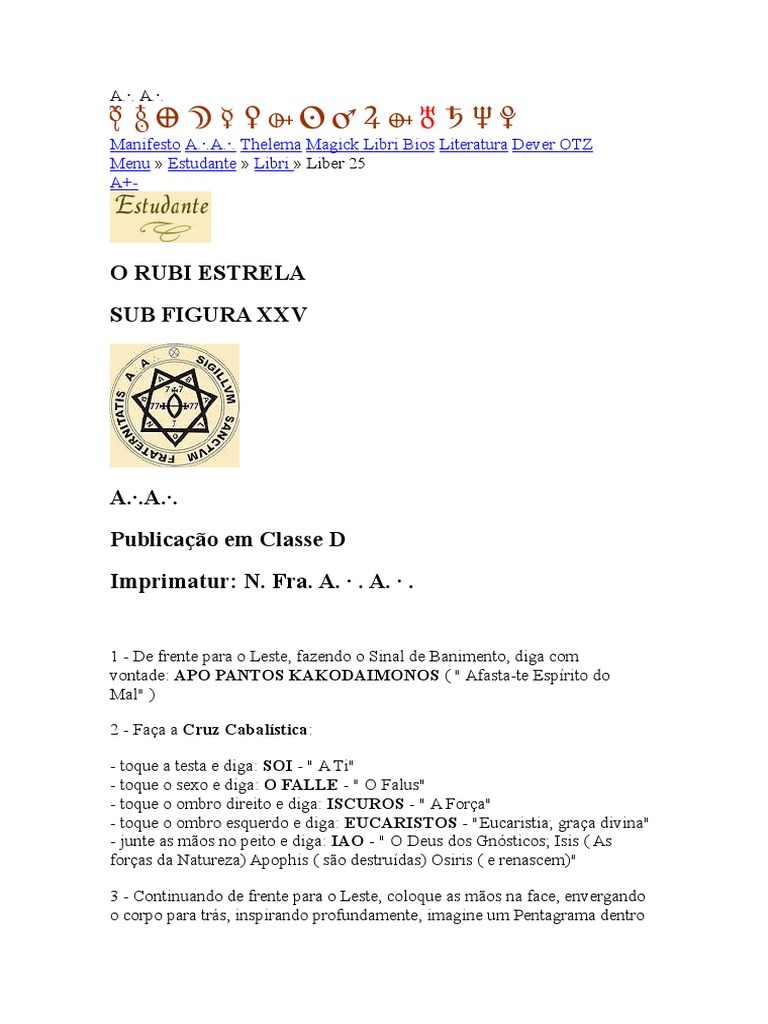 O Ritual do Pentagrama: Uma Análise Detalhada de suas Múltiplas Versões ...