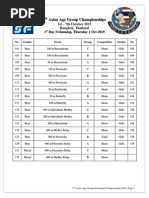 High School Swim Meet Scoring Sheet | PDF