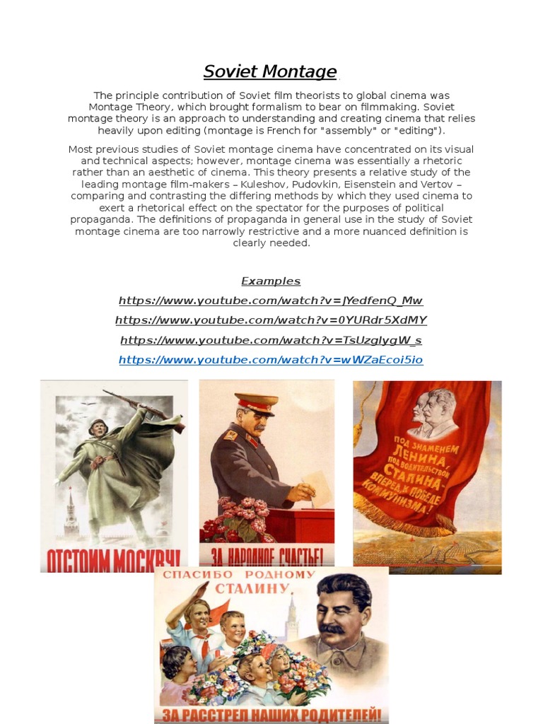 Soviet Montage | PDF | Art
