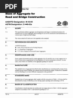 Aashto M - 43 | PDF | Computers | Technology & Engineering
