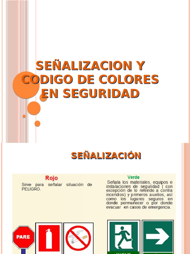9-Señalizacion y Codigo de Colores en Seguridad | PDF | Naturaleza