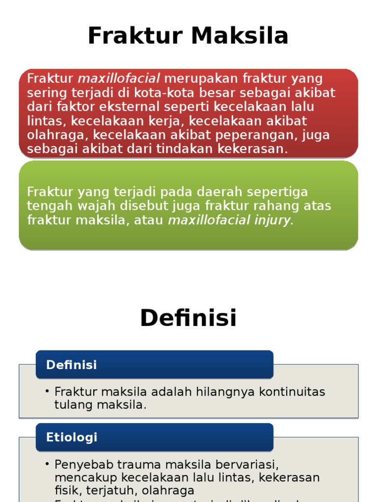 Fraktur Maksila FKG UNPAD | PDF