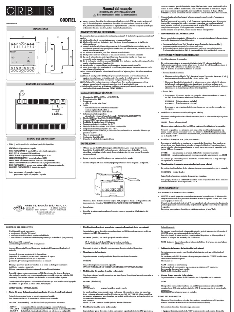 Coditel | PDF | Gsm | Tecnología de información y comunicaciones