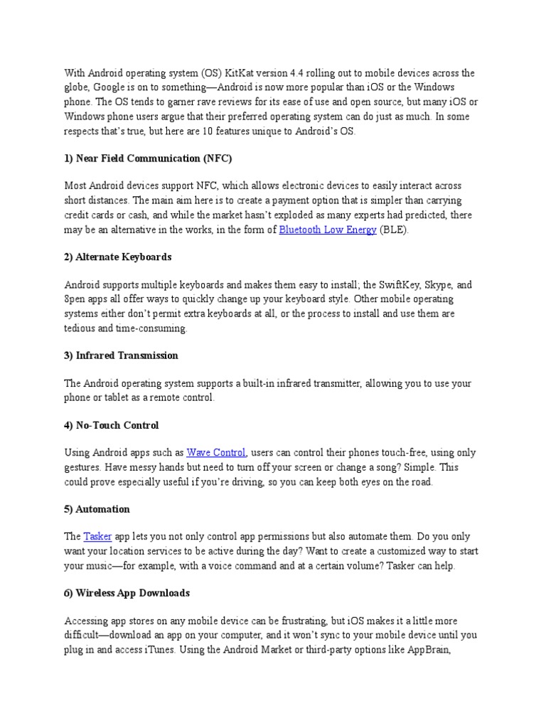 Android Pdf Android Operating System Operating System