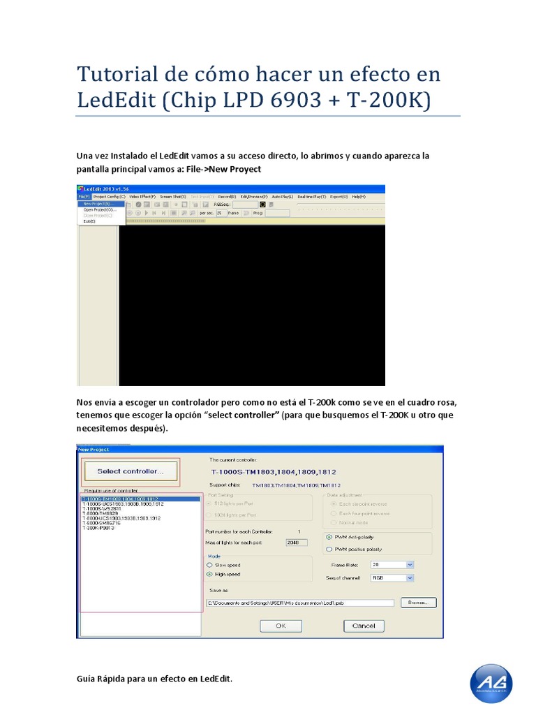 Tutorial LedEdit | PDF