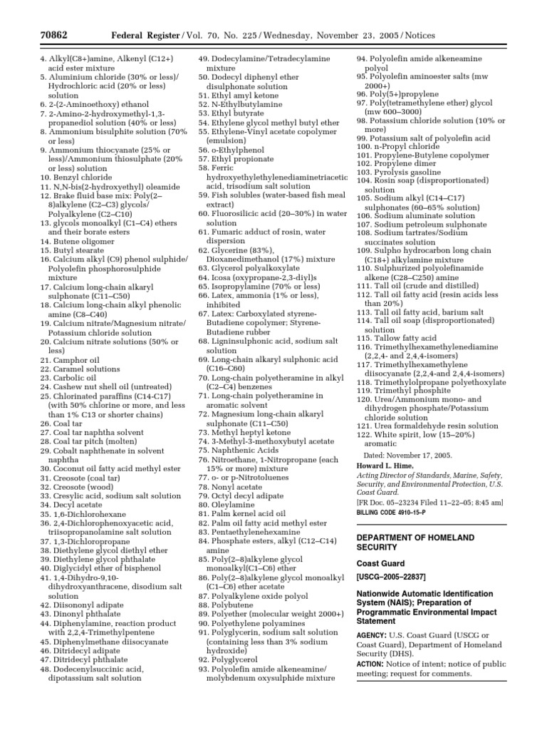 Notice: Environmental Statements Notice of Intent: Nationwide Automatic ...