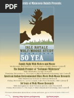 Case Study - The Wolves of Isle Royale | PDF | Predation | Island