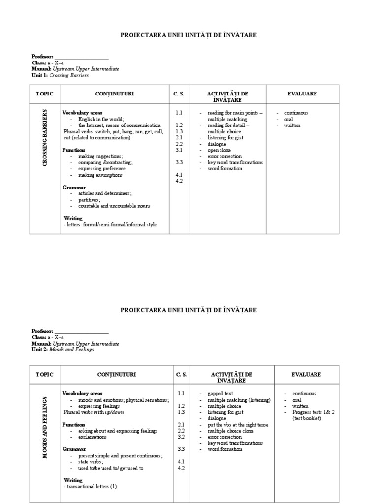 Planif Unit Upstream UI | PDF | Phrase | Multiple Choice