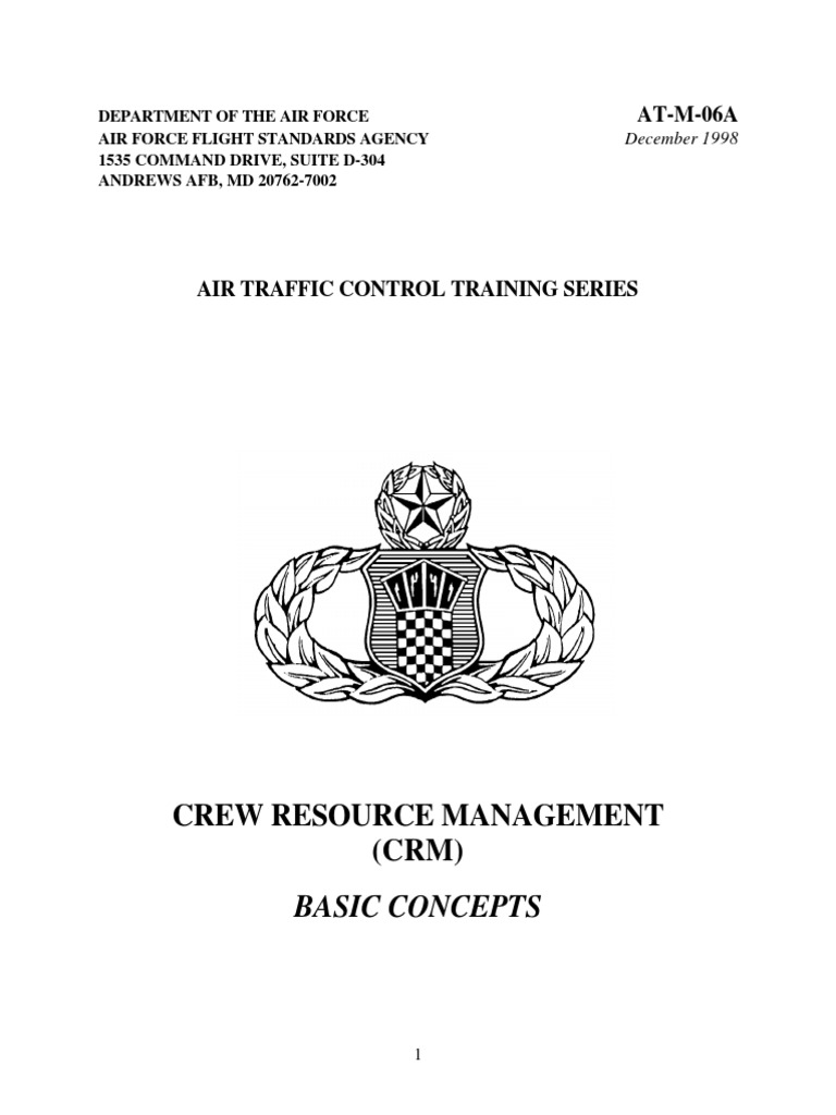Crew Resource Management | PDF | Situation Awareness | Air Traffic Control