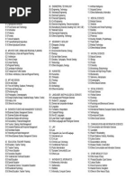List of Subject Area-Codes Isced | PDF | Engineering | Geography