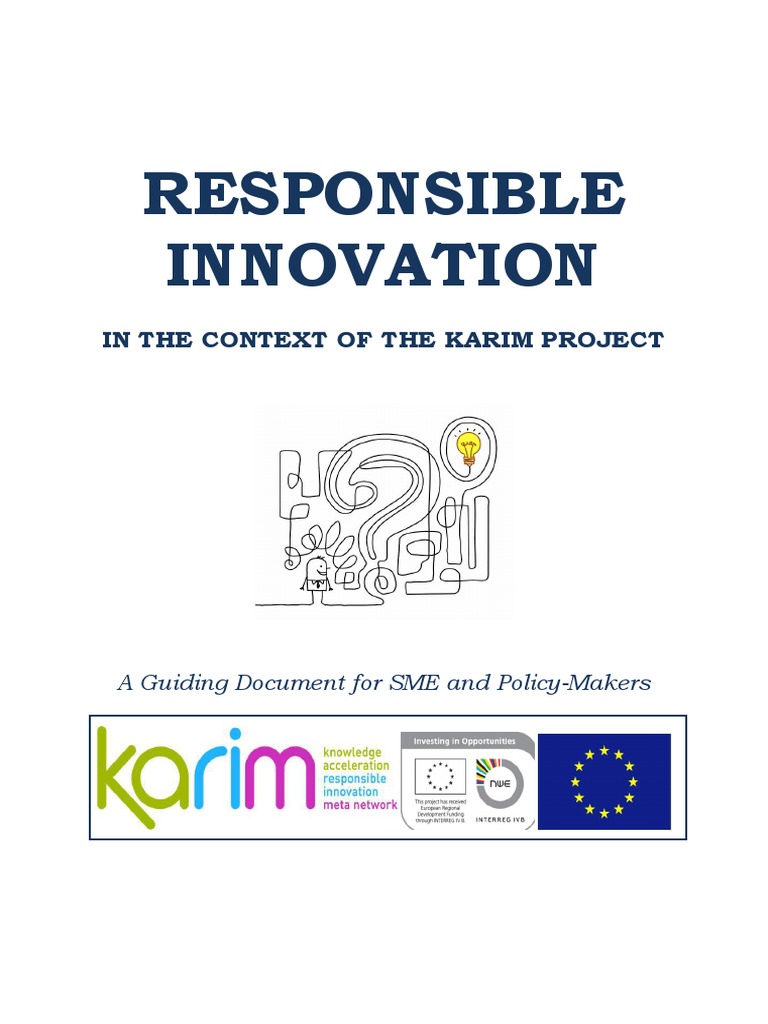 Guiding Responsible Innovation: A Framework for Integrating ...
