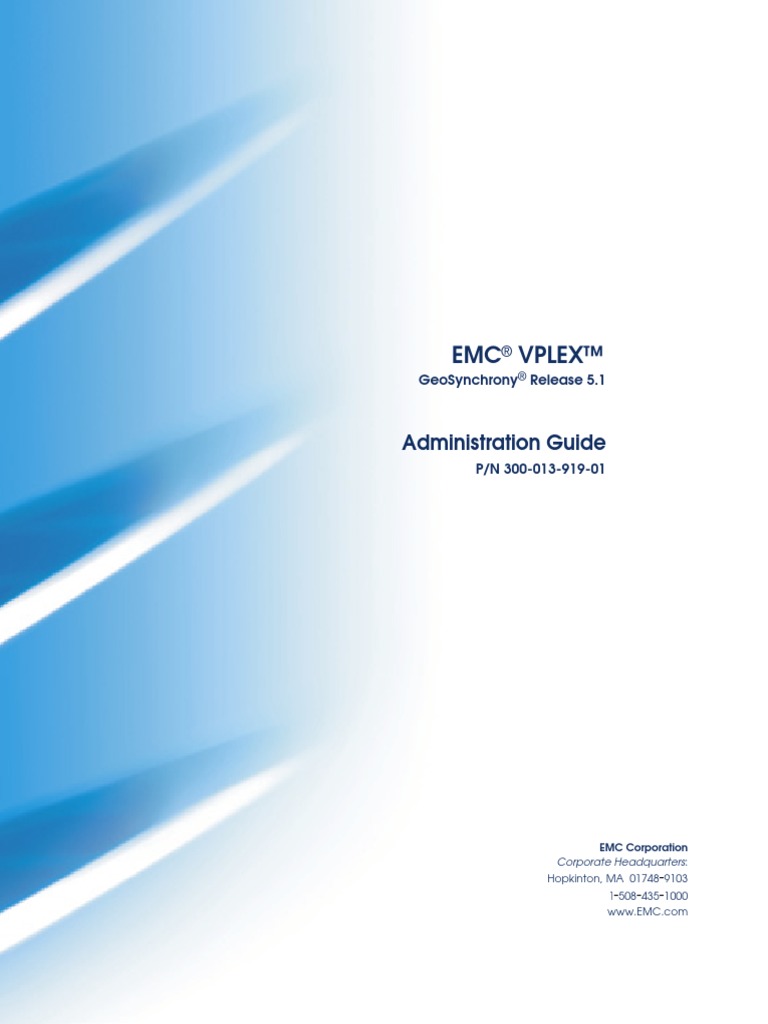 EMC VPLEX Administration Guide | PDF | Command Line Interface | Password