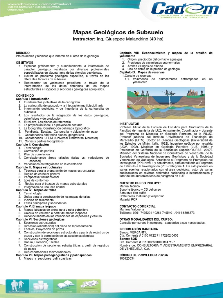 Mapas Geológicos y Cortes del Subsuelo | PDF | Mapa | Cartografía