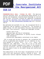 ACI 318 11 To ACI 318 14 and ACI | PDF | Building Technology ...