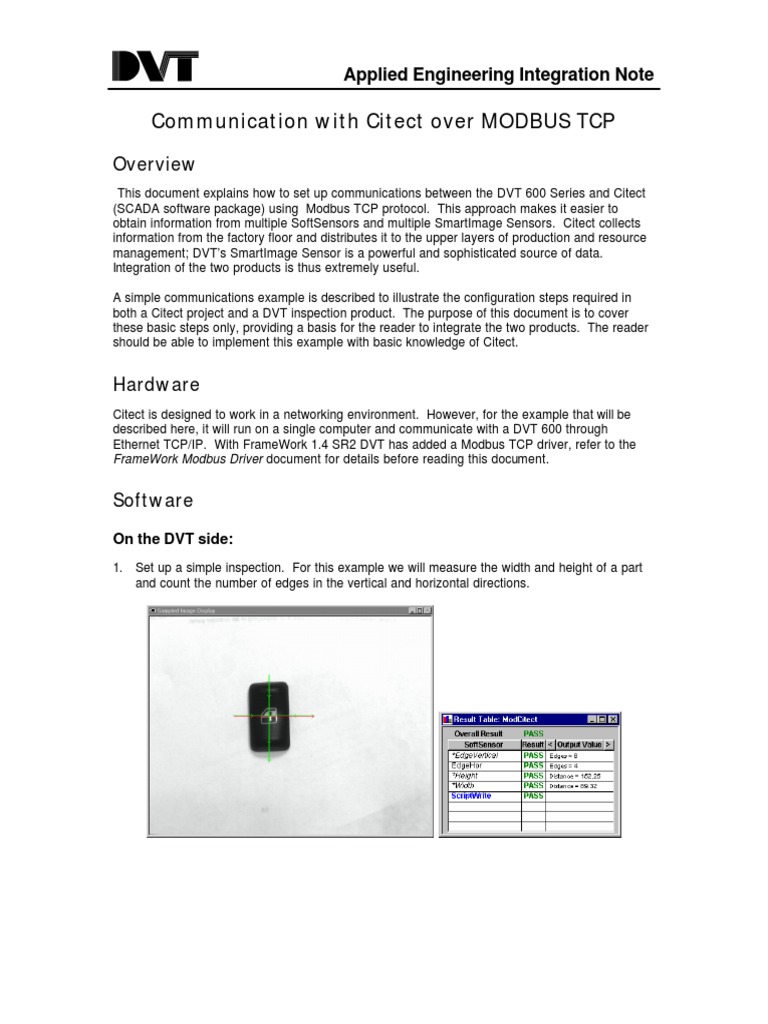 Citect Modnet | PDF | Port (Computer Networking) | Internet Protocol Suite
