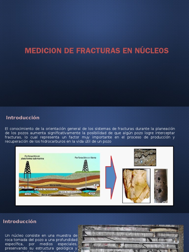 Análisis de Fracturas en Núcleos de Roca | PDF | Geología | Herramientas