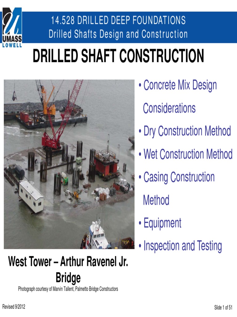 Drilled Shaft Design and Construction | Deep Foundation | Drilling