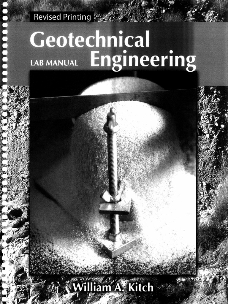 Geotechnical Engineering Lab Manual, Revised Printing | Engineering | Science | Free 30-day ...