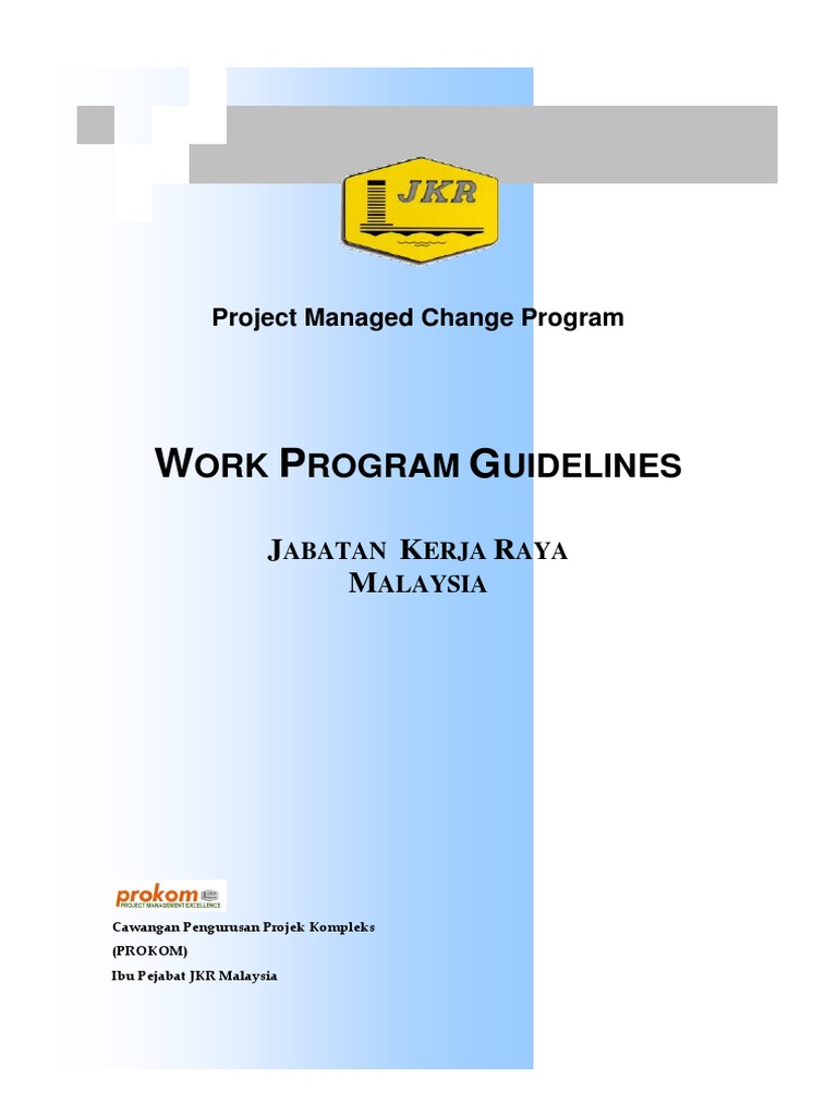 Work Programe Guidelines | PDF | Project Management | Product Development