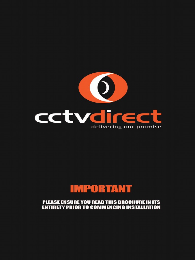 CCTV Installation Guide PDF | PDF | Digital Video Recorder | Closed ...